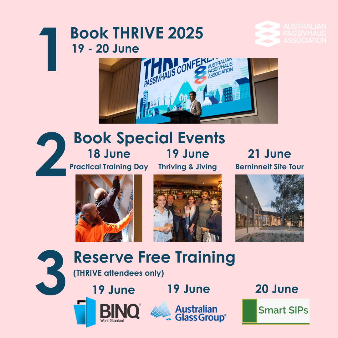 Thrive 2025 Passivhaus Conference — Australian Passivhaus Association