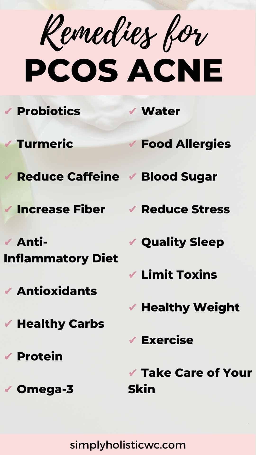 PCOS Acne: What Causes it and 19 Ways to Treat it Naturally — Simply ...