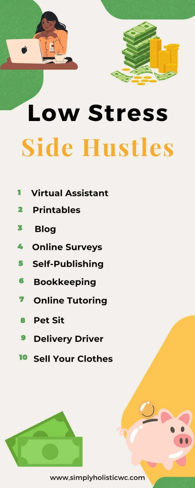 20 Low-Stress Side Hustle Ideas — Simply Holistic Wellness