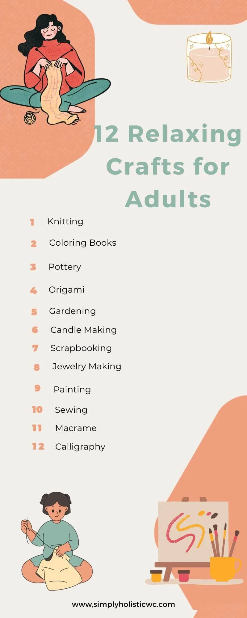 12 Relaxing Crafts for Adults — Simply Holistic Wellness