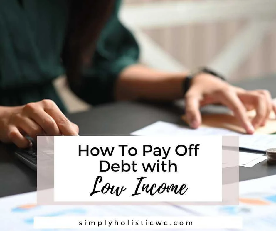 How To Pay Off Debt with Low Income — Simply Holistic Wellness