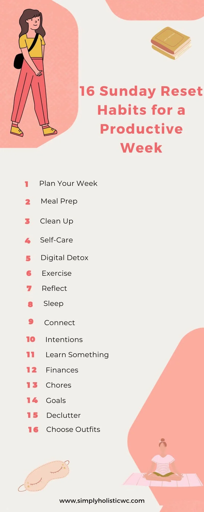 16 Sunday Reset Habits for a Productive Week — Simply Holistic Wellness