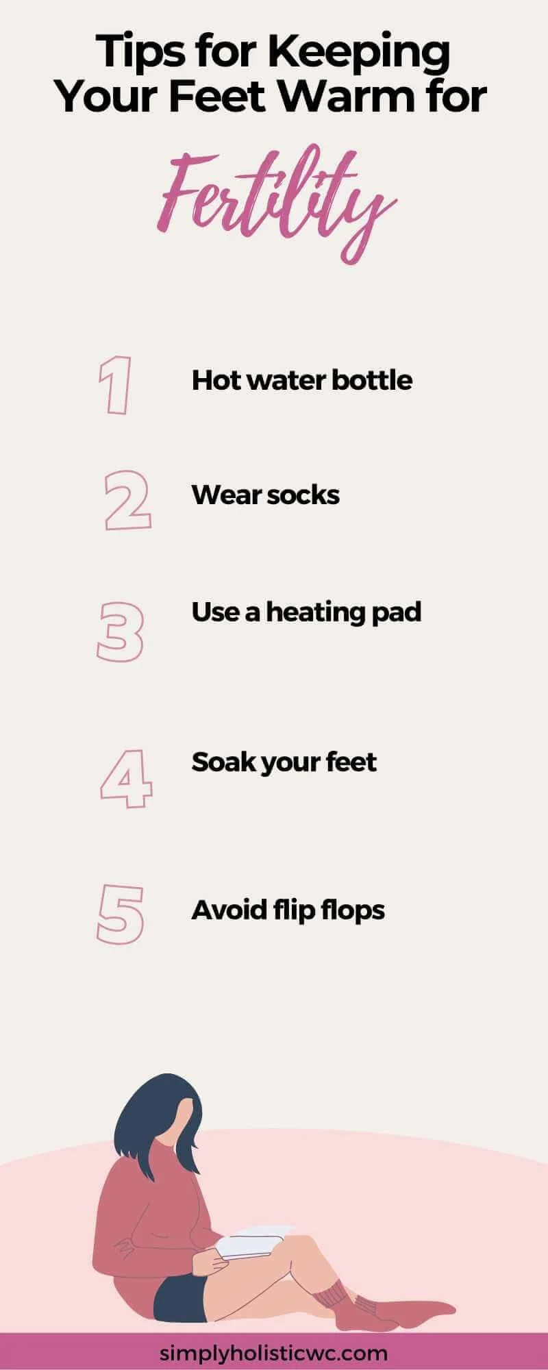 How Keeping Your Feet Warm Can Boost Fertility - Simply Holistic Wellness