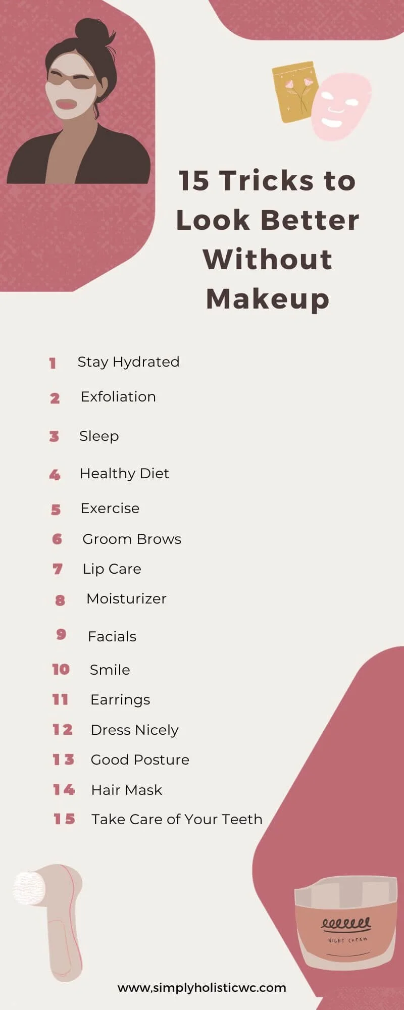 15 Tricks to Look Better Without Makeup — Simply Holistic Wellness