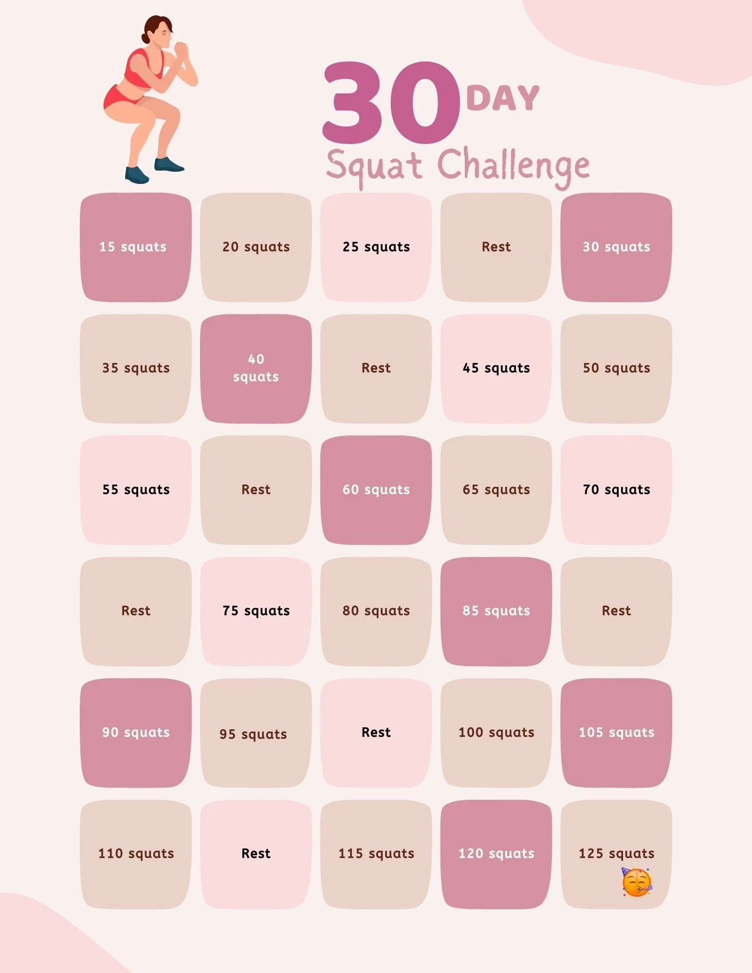 30 Day Squat Challenge for Beginners — Simply Holistic Wellness