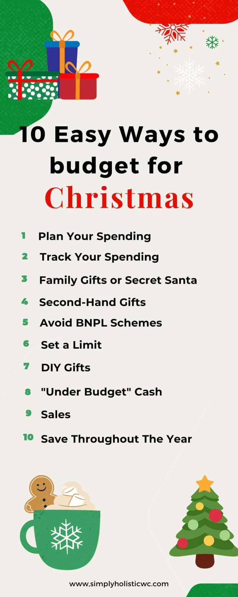 10 Easy Ways to budget for Christmas — Simply Holistic Wellness