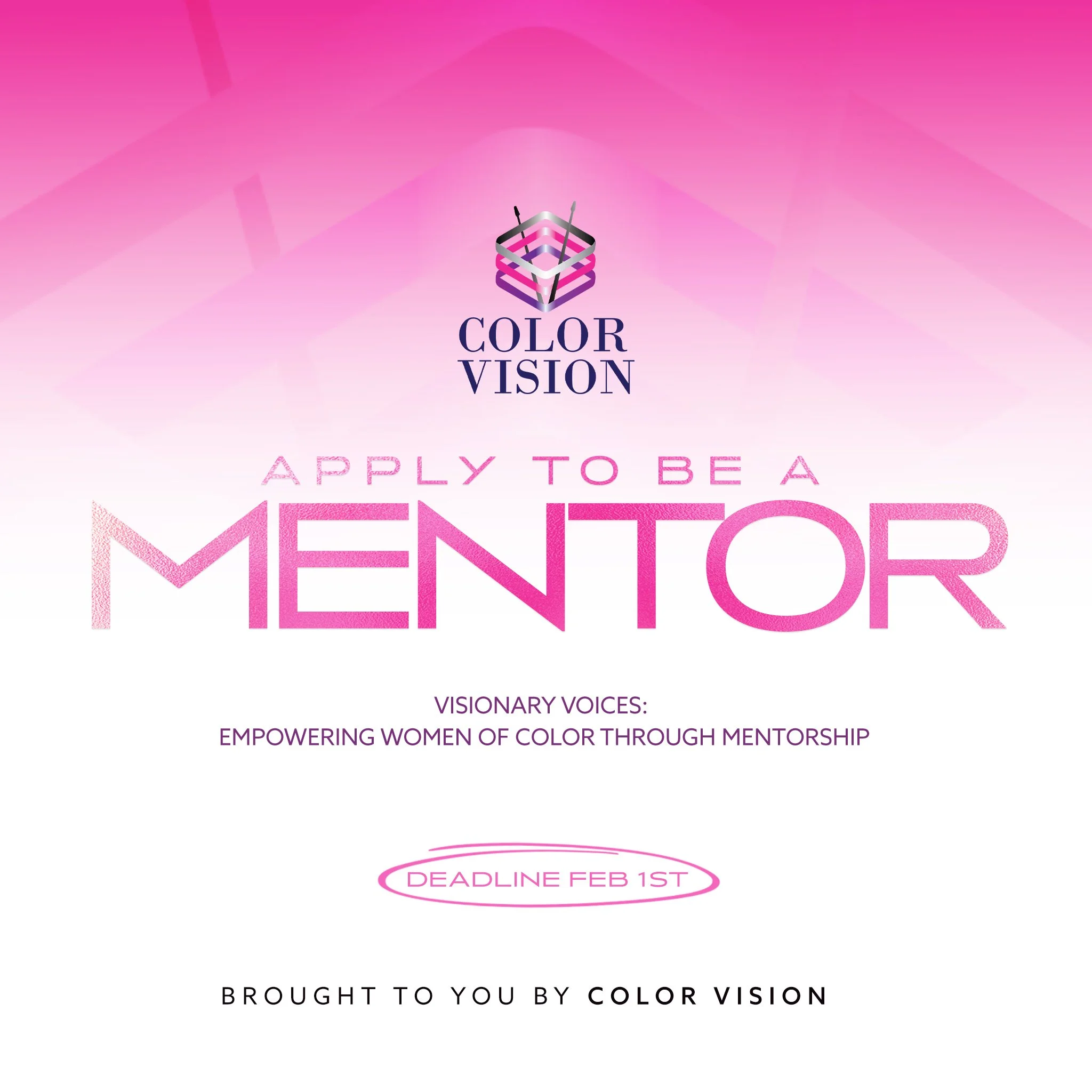 Apply to be a 2024 Color Vision Mentor — Color Vision