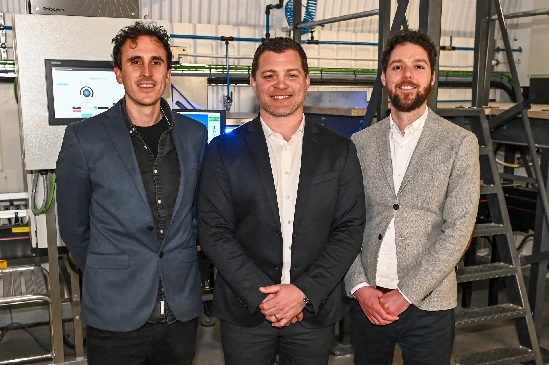 French former rugby union star Benjamin Kayser officially opens Entocycle’s Centre for Insect ...