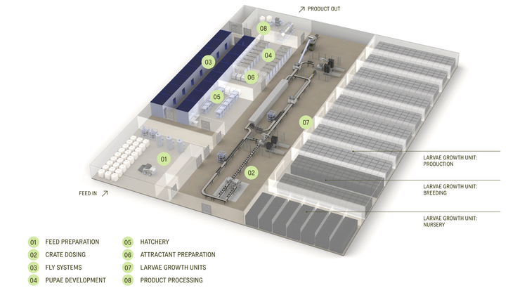 Modular insect farming technology — Entocycle | Insect Farming Technology
