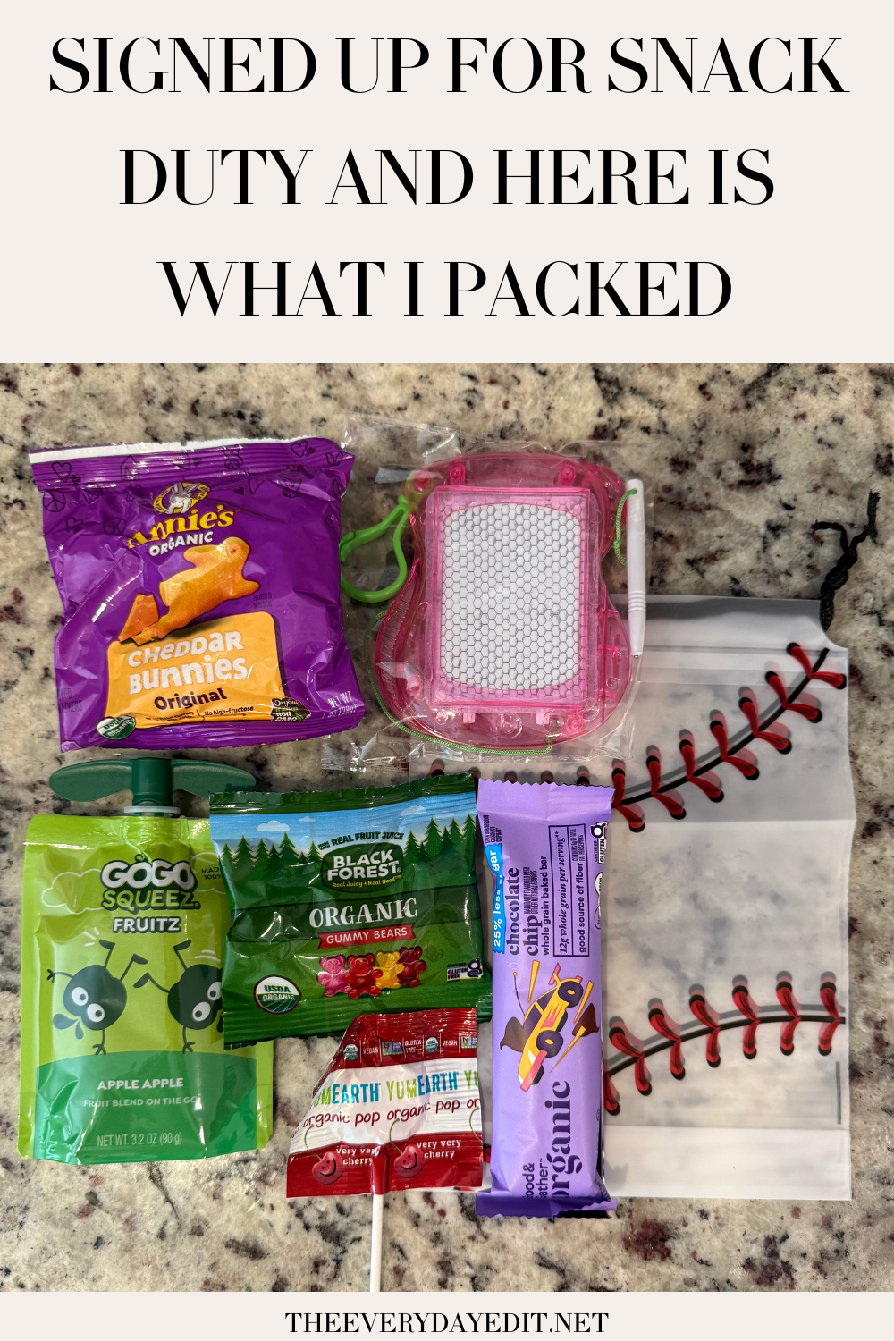 Youth Sports Snack Bags That Kids Will Love — The Everyday Edit