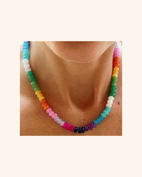 Rainbow Jade Necklace — Something Wonderful
