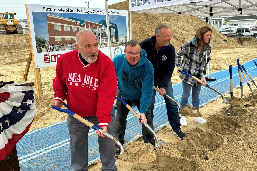 Mayor Desiderio hosted a Groundbreaking Ceremony for Sea Isle City’s ...