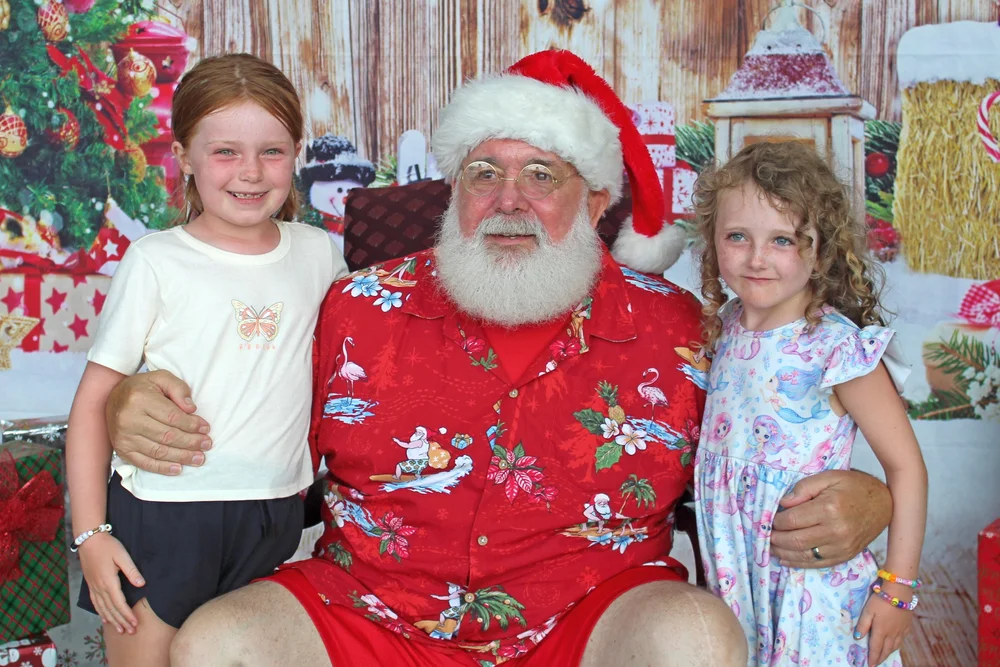 Santa Claus attended the Tourism Office’s “Christmas in July” event at ...