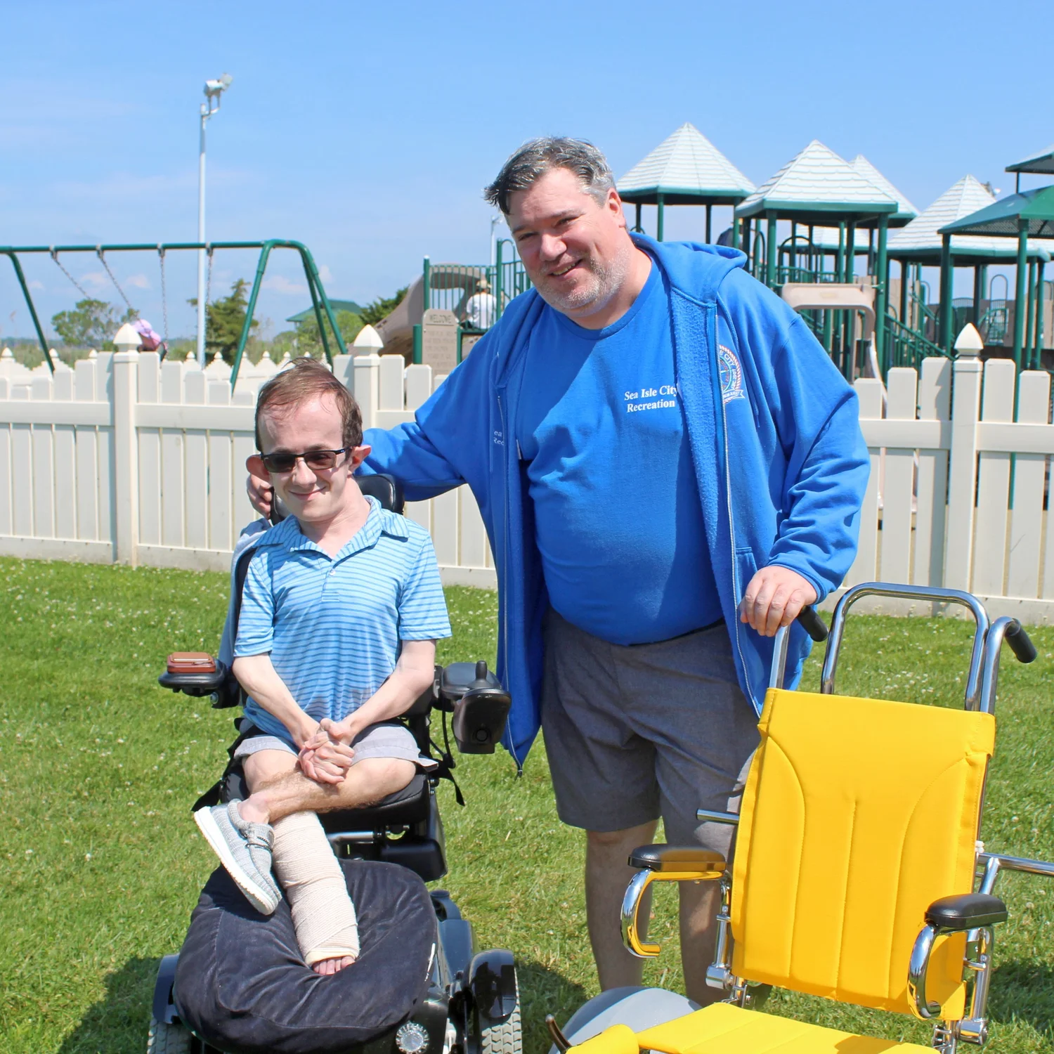 On May 26, Dylan Breen donated a Pediatric Beach Wheelchair to the city ...