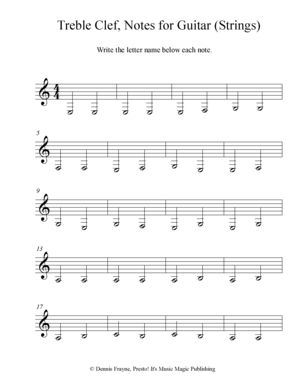 Note Reading — Presto! It's Music Magic