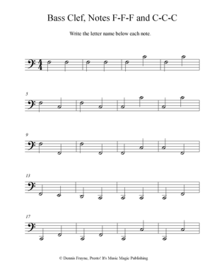 Note Reading — Presto! It's Music Magic