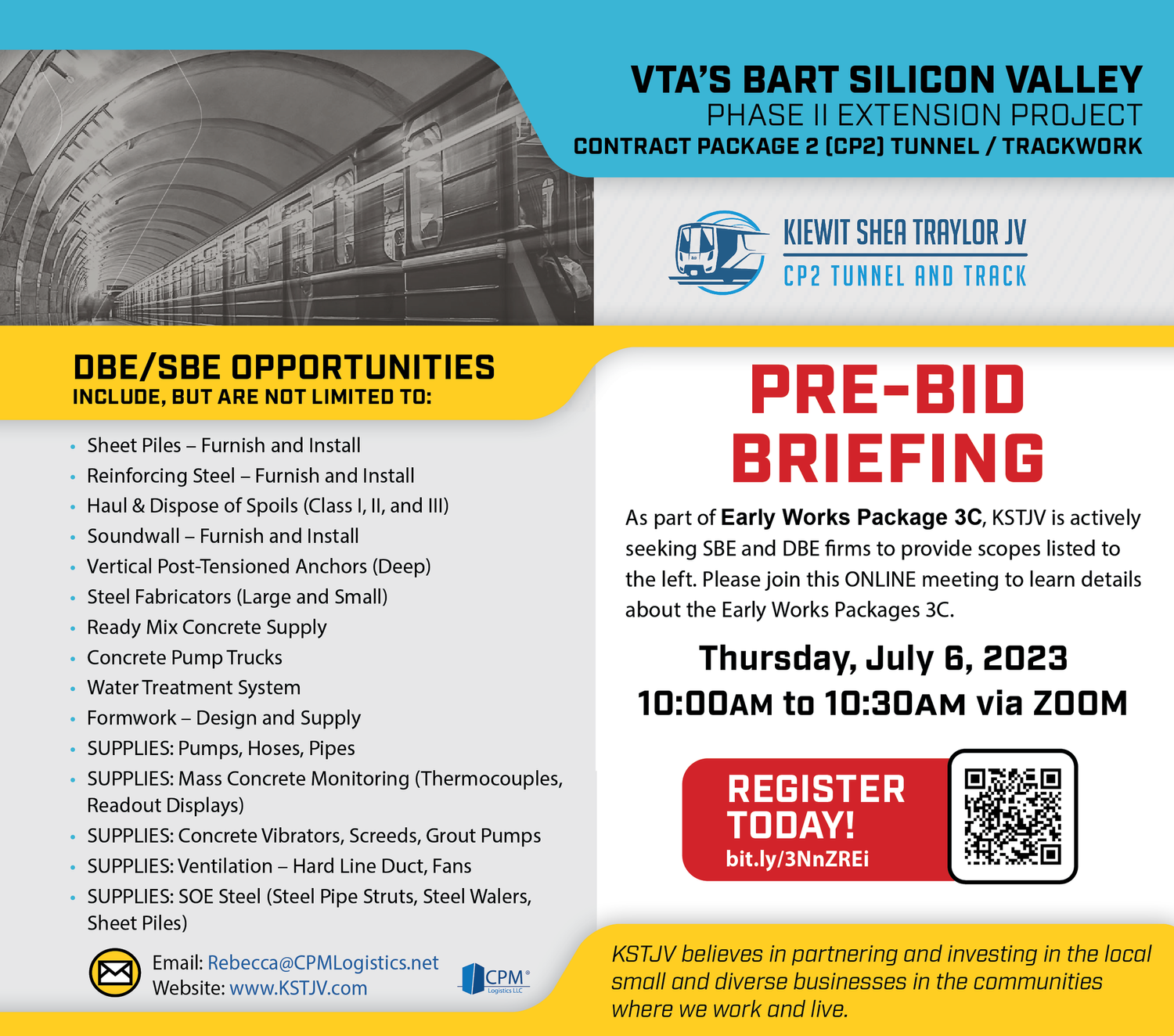 Early Works Package 3C Pre-Bid Briefing ONLINE — Events.KSTJV.com