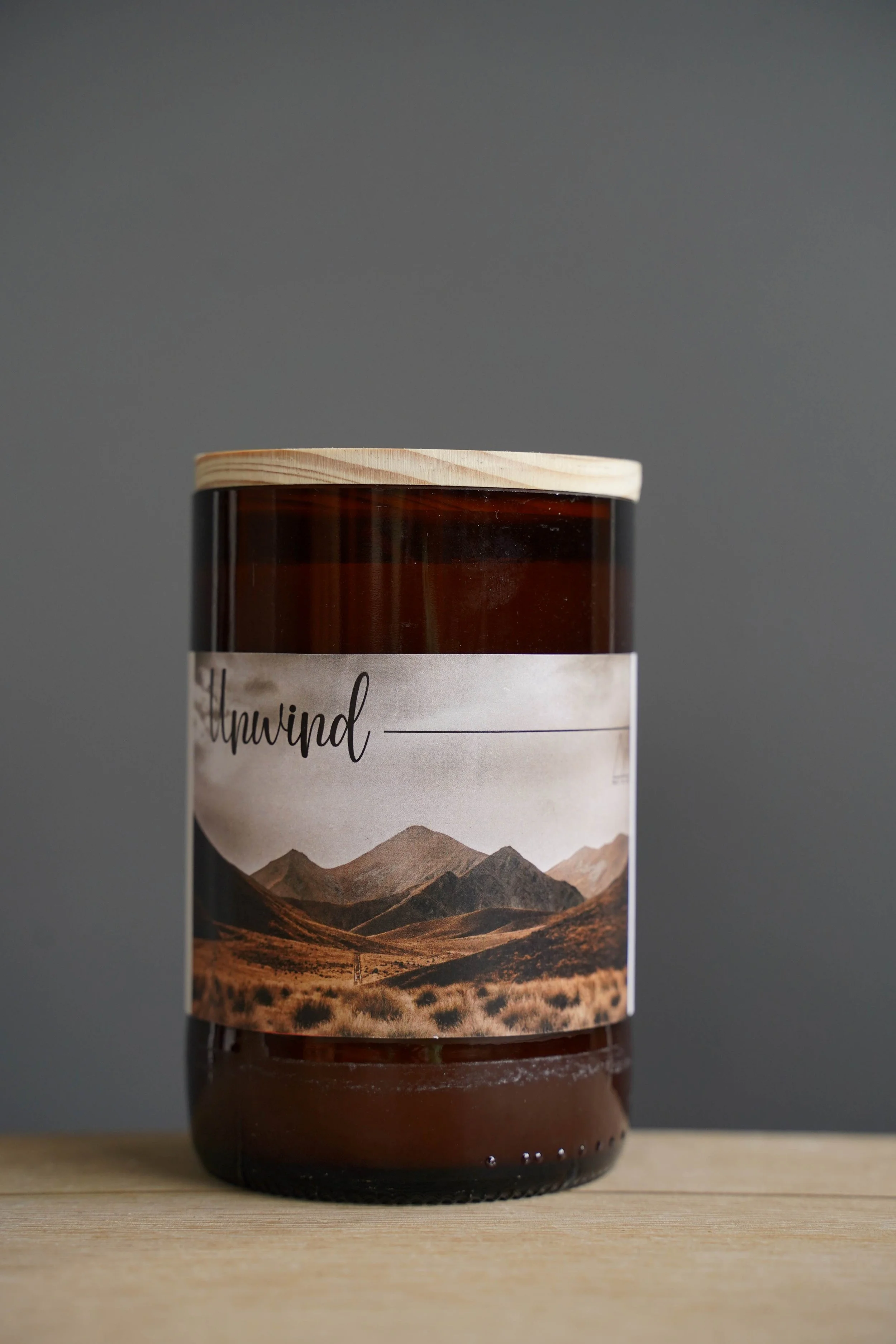 Unwind Beer Bottle Candle - Glinks Gully — Made on Earth