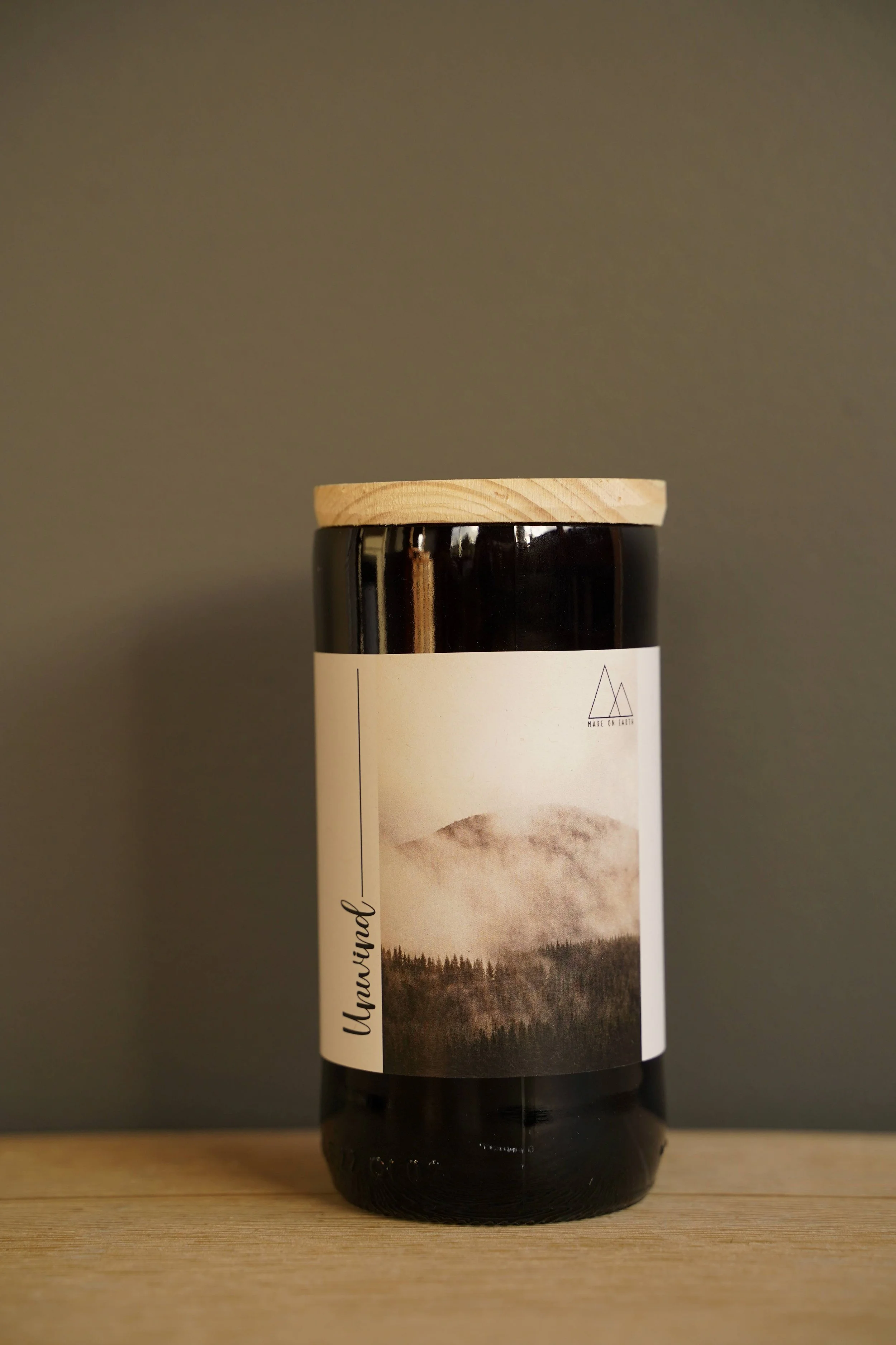 Unwind Beer Bottle Candle - Glinks Gully — Made on Earth