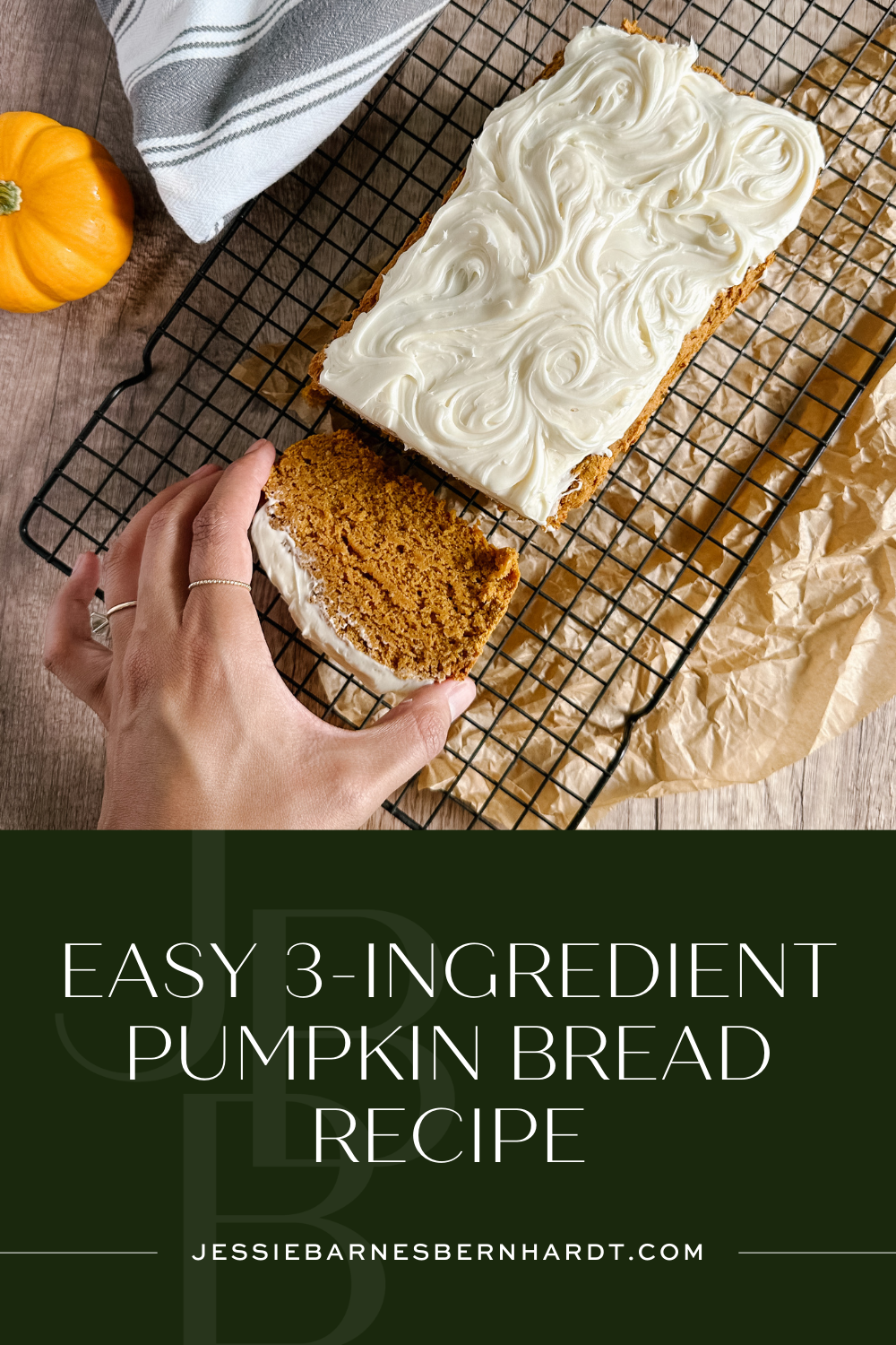 Easy 3-Ingredient Pumpkin Bread Recipe with Spice Cake Mix — Jessie ...