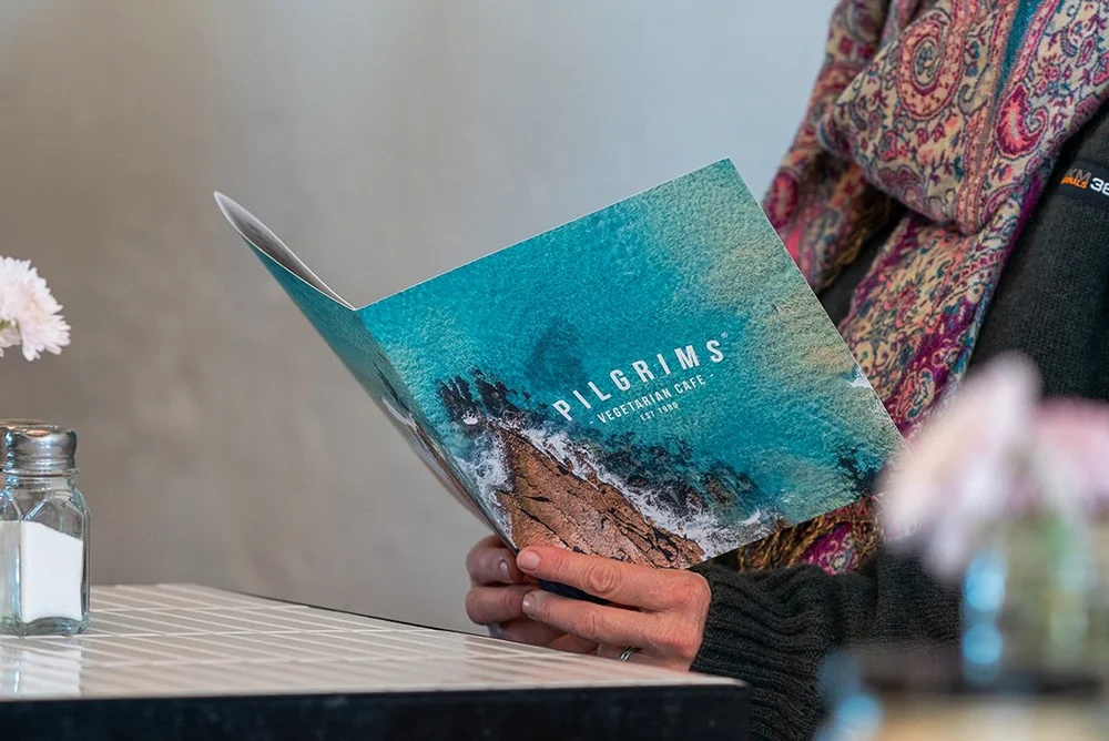 Pilgrims Vegetarian Cafe, Milton — Clare Moore Designs