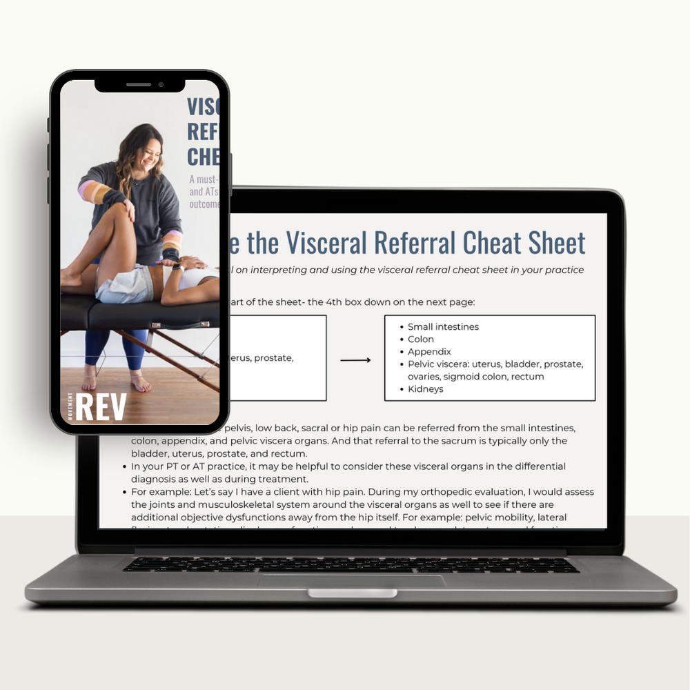 Visceral Referral Cheat Sheet — MovementREV — Anna Hartman