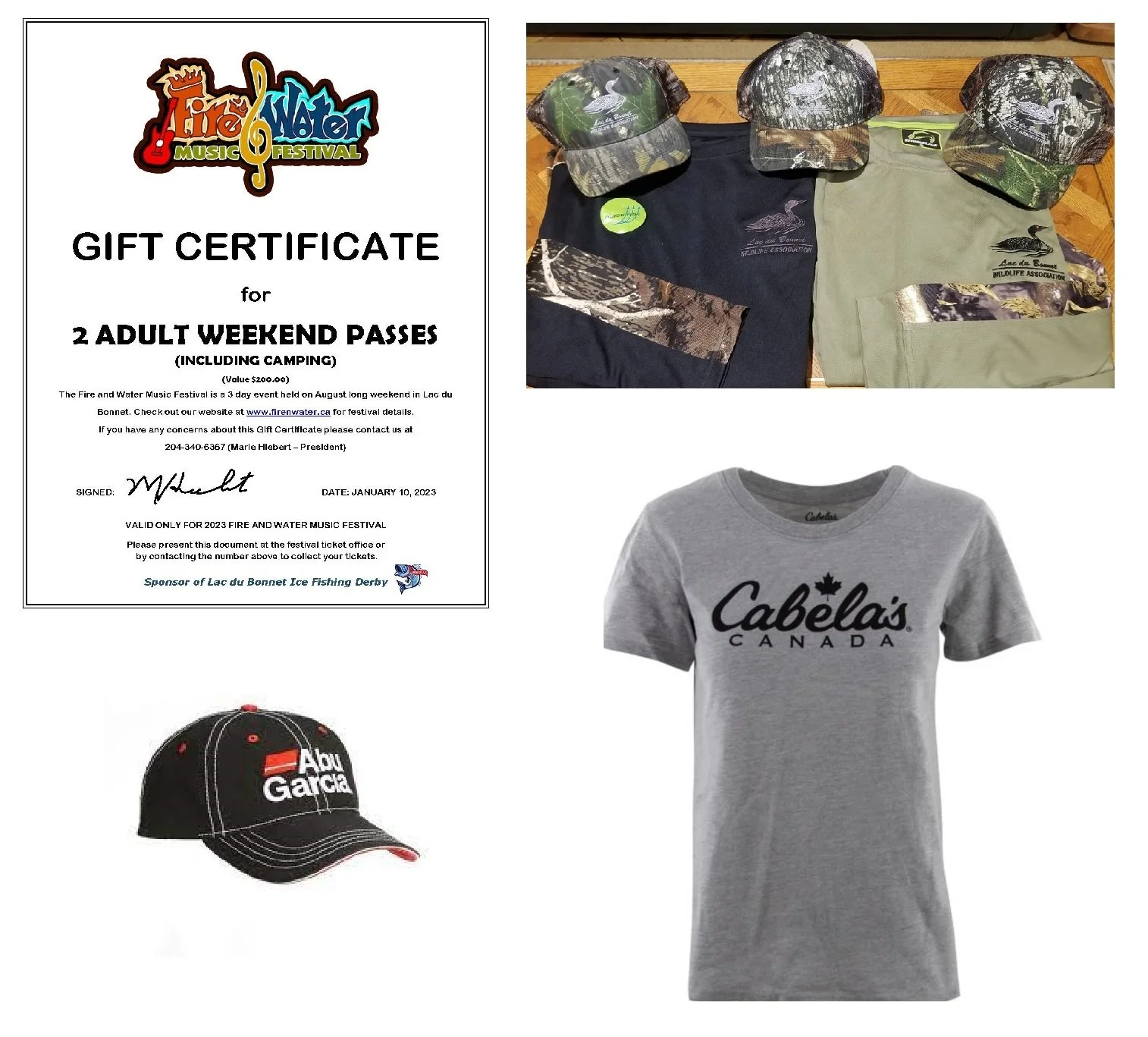 Random Draw Prizes — Lac du Bonnet Ice Fishing Derby