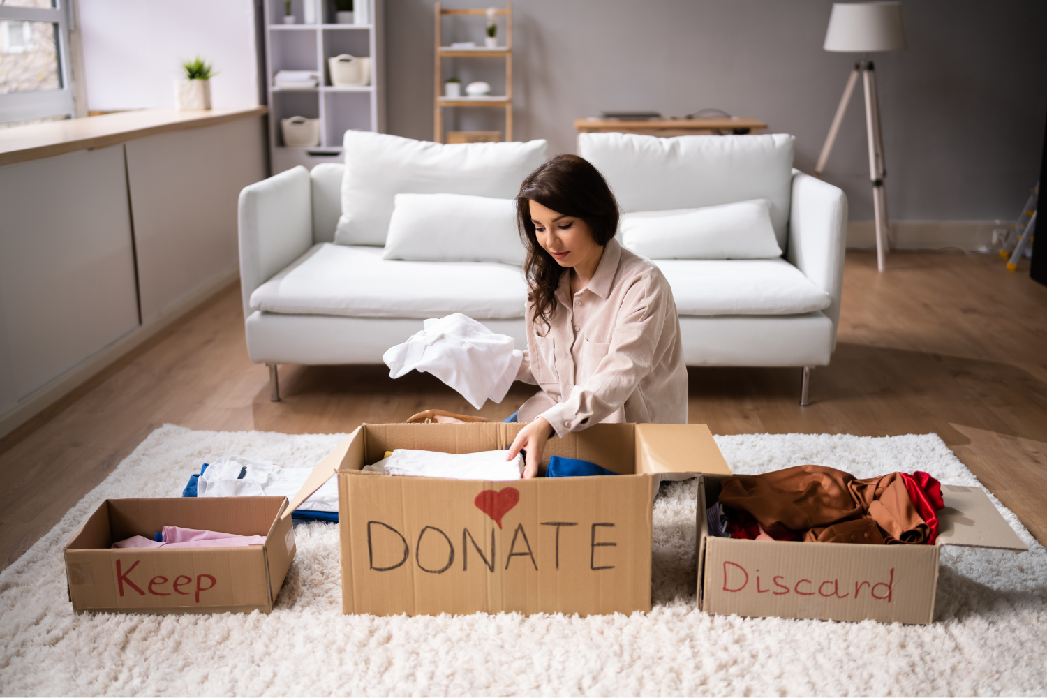 Decluttering when selling your home — Dickens Self Storage