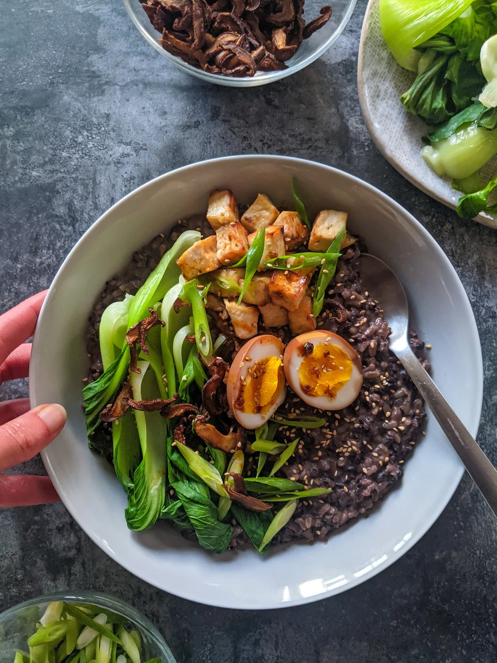 Black Sesame Vegetable Porridge — Hedonist in Moderation