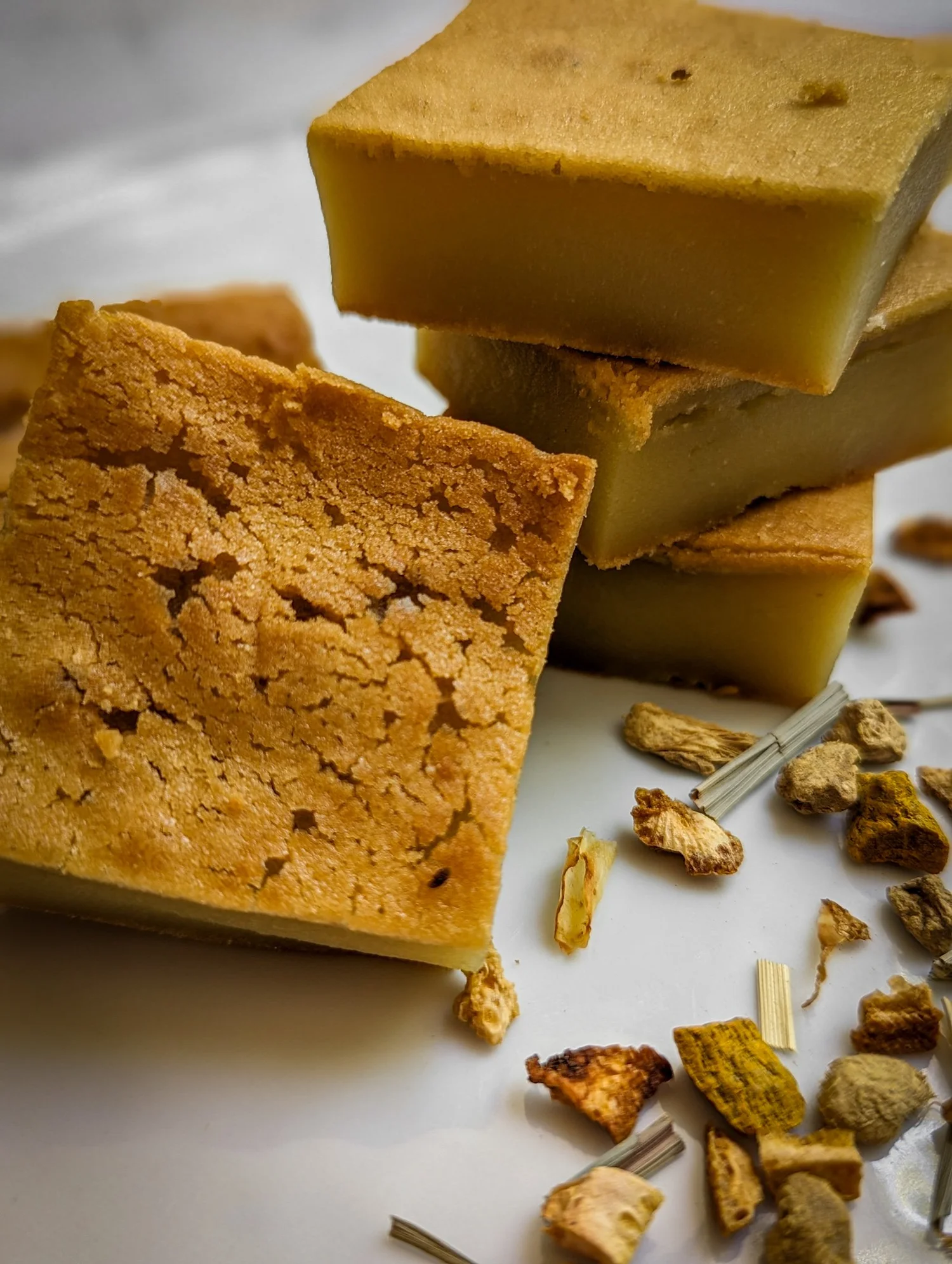 Turmeric Ginger Spice Butter Mochi — Hedonist in Moderation