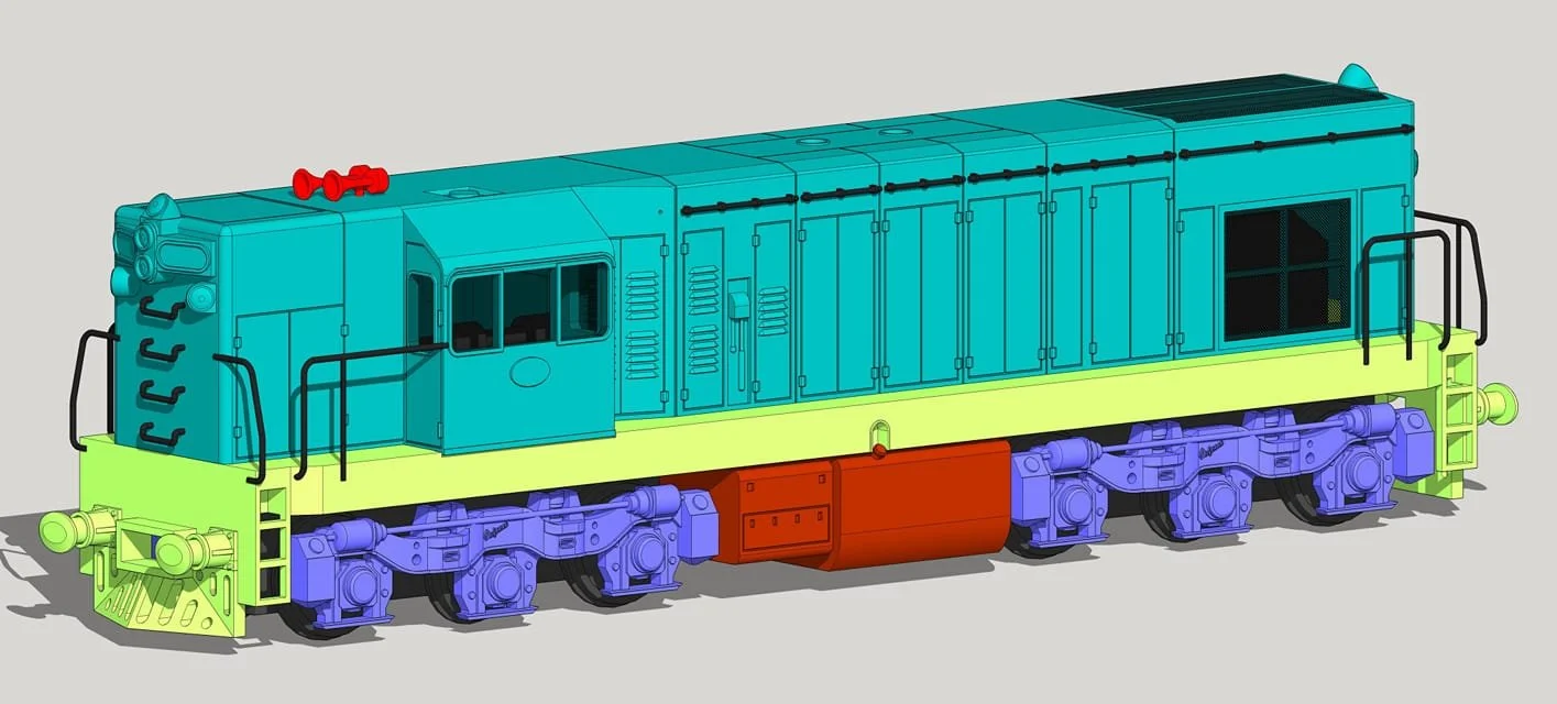 KiwiRail DL class locomotive (shell) - OO scale for Frateschi chassis ...
