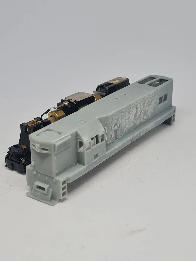NZR DA class locomotive (shell) - NZ120 — 3 Foot 6 Models