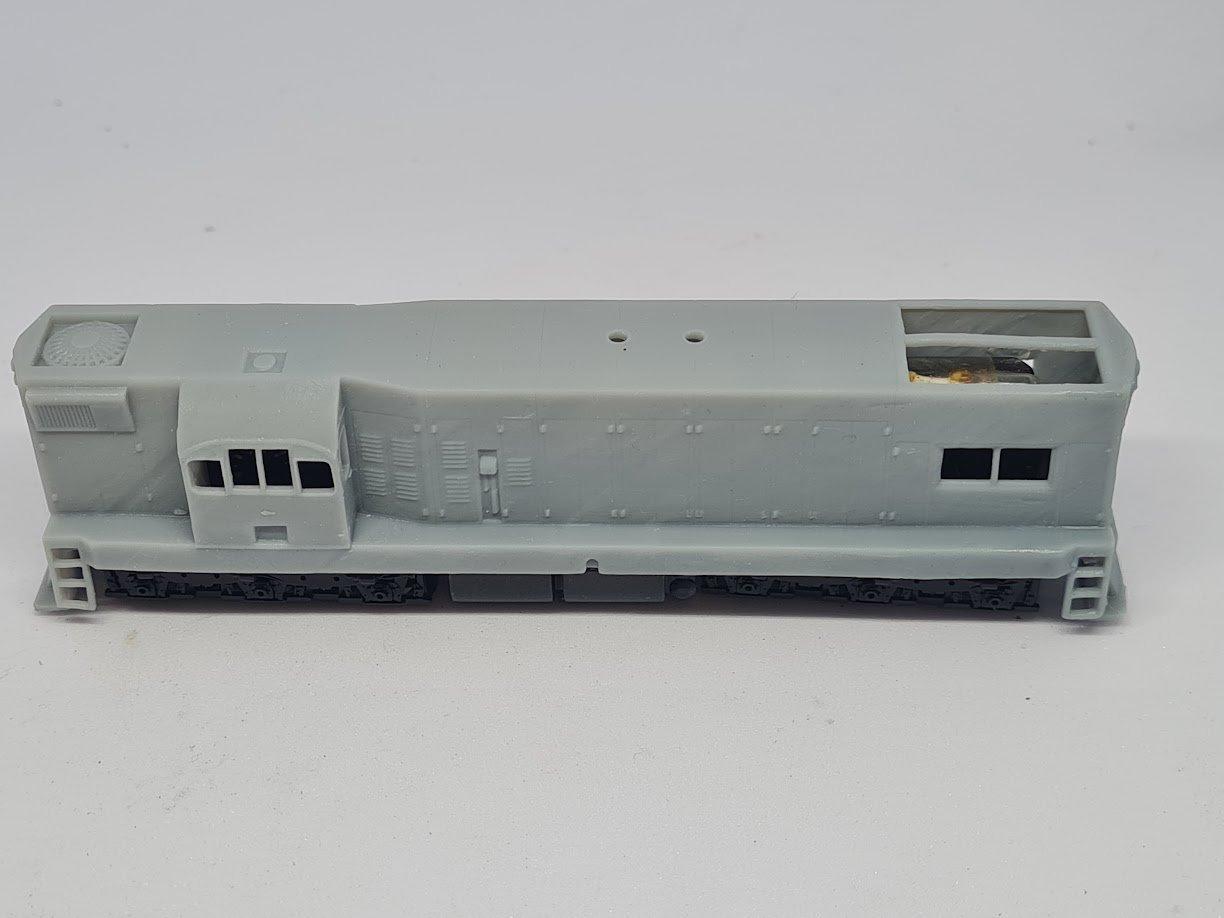 NZR DA class locomotive (shell) - NZ120 — 3 Foot 6 Models