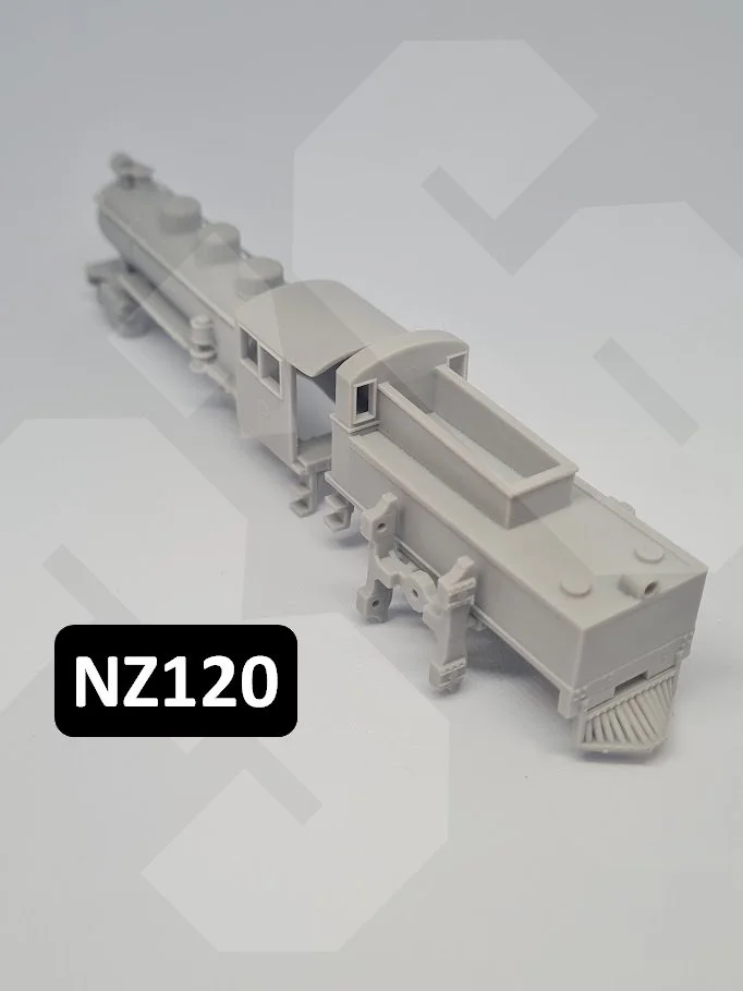 NZR DE class locomotive (shell) - NZ120 — 3 Foot 6 Models