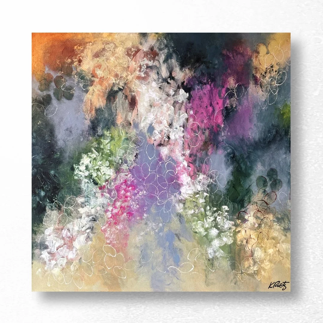 November Song 36" x 36" painting — Kathleen Rietz Artist
