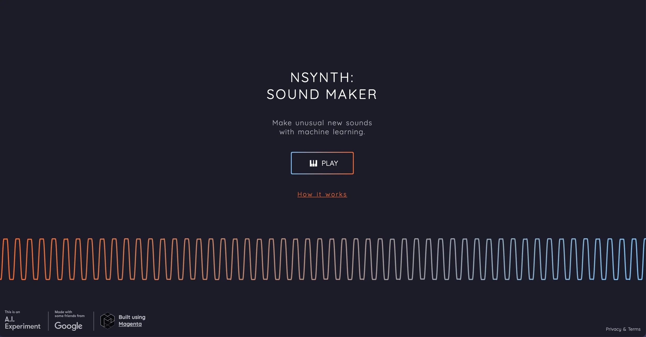 AI Tool: NSynth Sound Maker — Dr. James Frankel