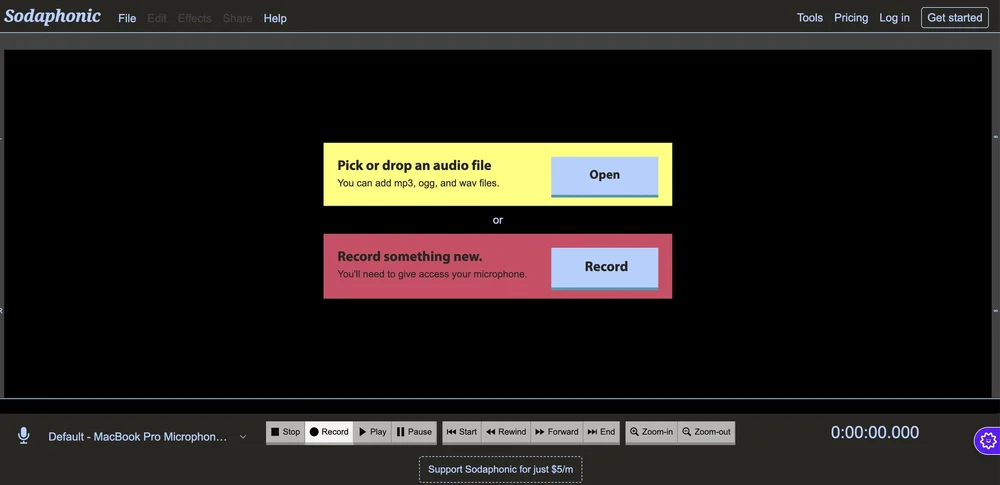 Tool: Sodaphonic — Dr. James Frankel