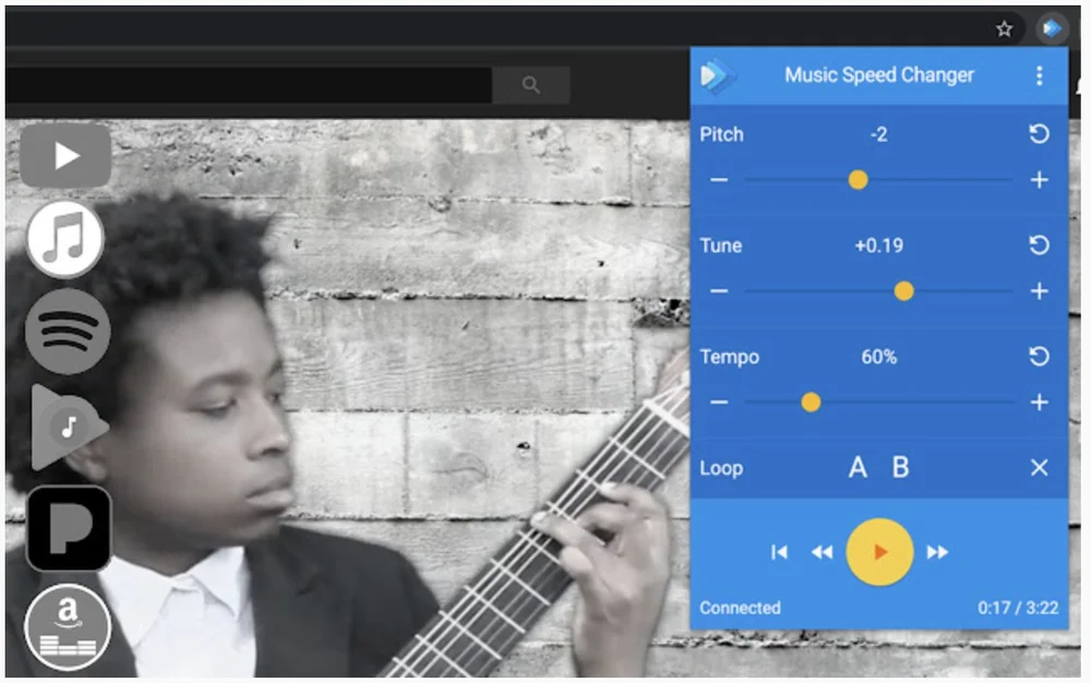 Tool - Music Speed Changer for Chrome — Dr. James Frankel