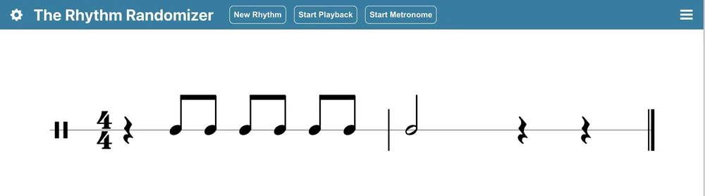 Tool: Rhythm Randomizer — Dr. James Frankel