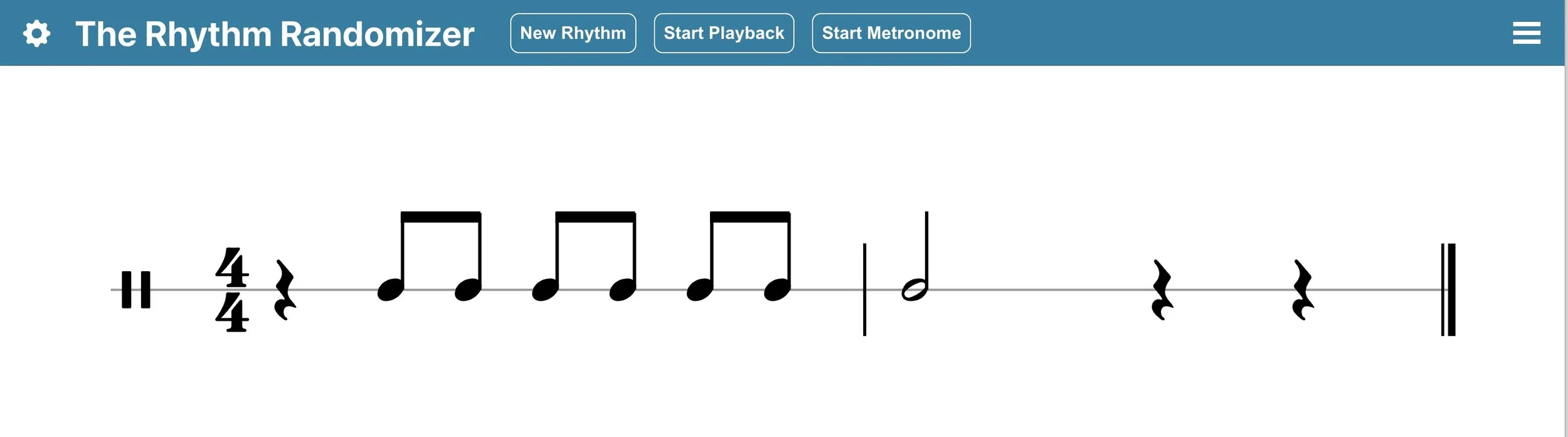 Tool: Rhythm Randomizer — Dr. James Frankel
