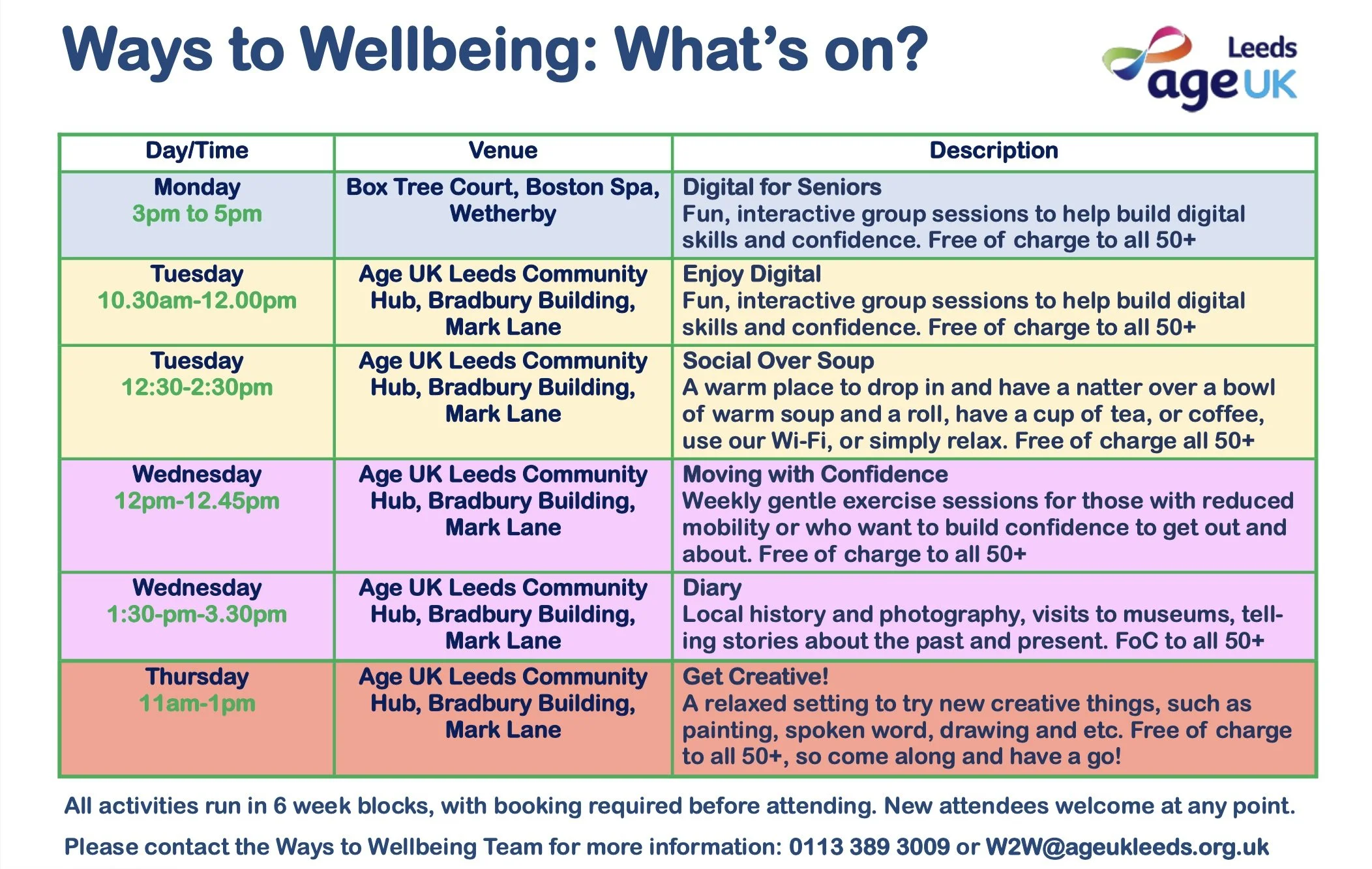 Notice Board — u3a Leeds