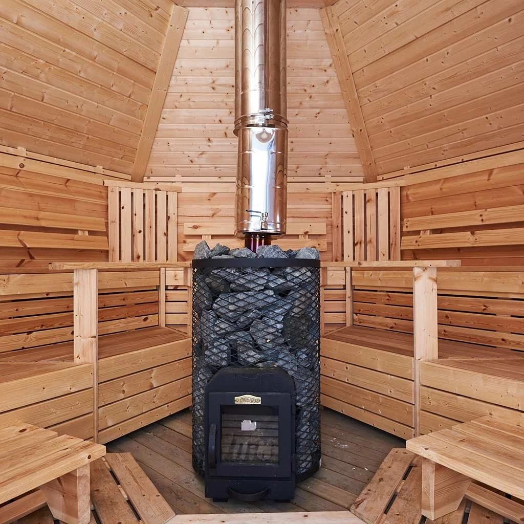 Sauna Hut Details — DNW Structures