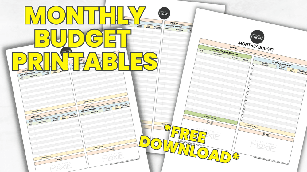 Monthly Budget Template - Zero Based Budget - Microsoft Excel ...