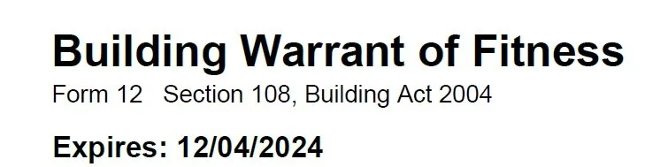 Understanding Building Compliance and Warrant of Fitness | CPP ...
