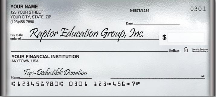Donate — Raptor Education Group, Inc.
