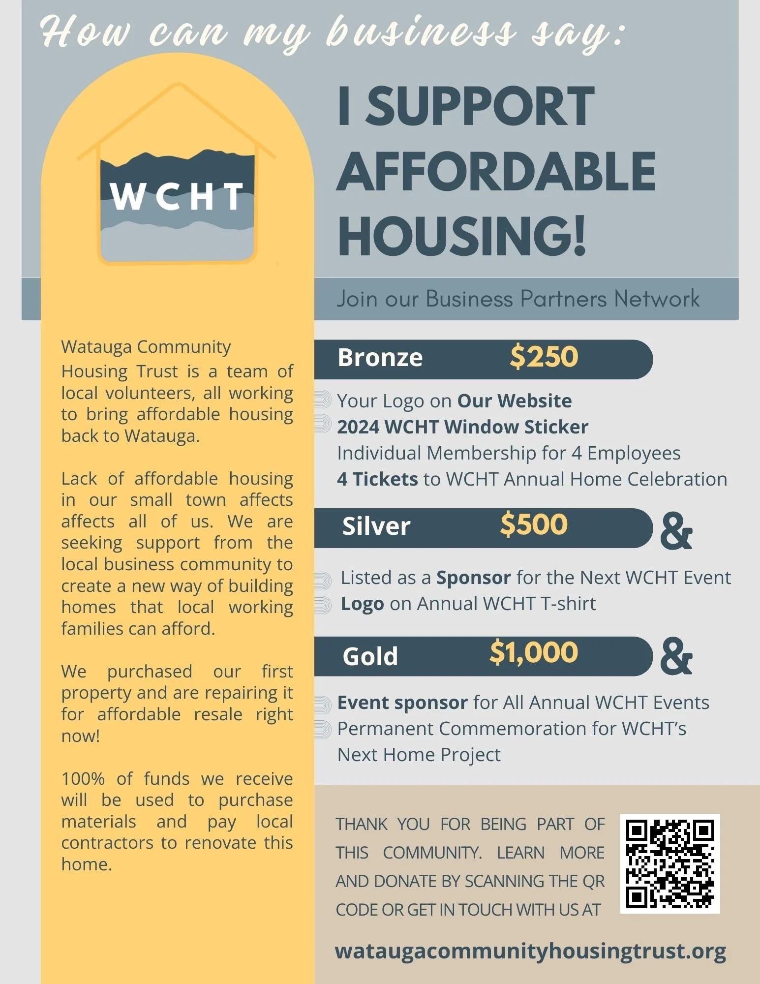 Become a Member — Watauga Community Housing Trust