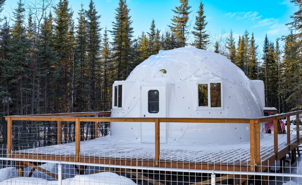 Lodging - Alaska Igloos — Pleasant Acres Reindeer Ranch
