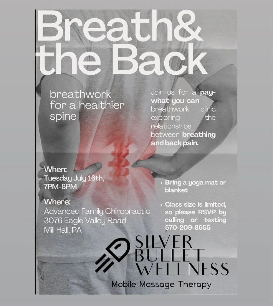 Silver Bullet Wellness - Therapeutic Bodywork and Massage in Lock Haven, Mill Hall, PA