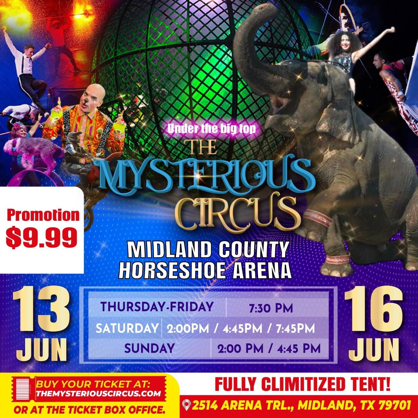The Mysterious Circus — MIDLAND AF The Mysterious Circus — MIDLAND AF