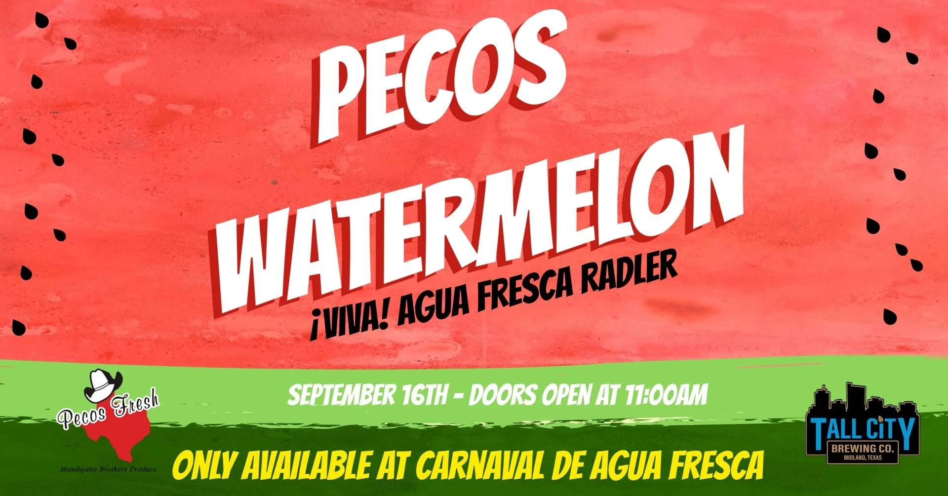 Pecos Watermelon Beer Release — MIDLAND AF